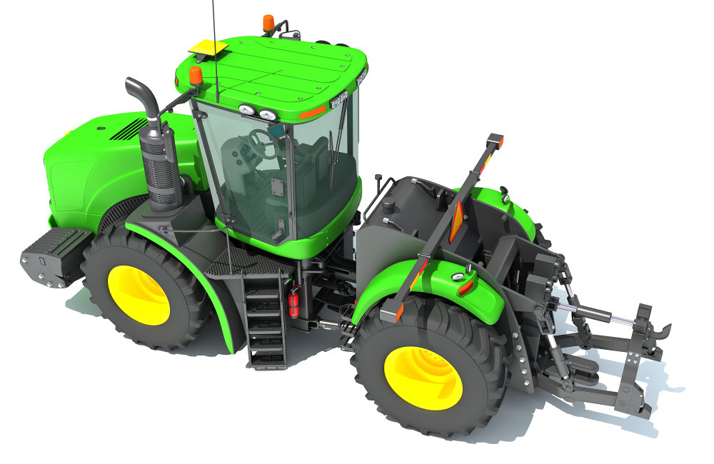 Generic Tractor 3D model - Download Tractor on 3DModels.org