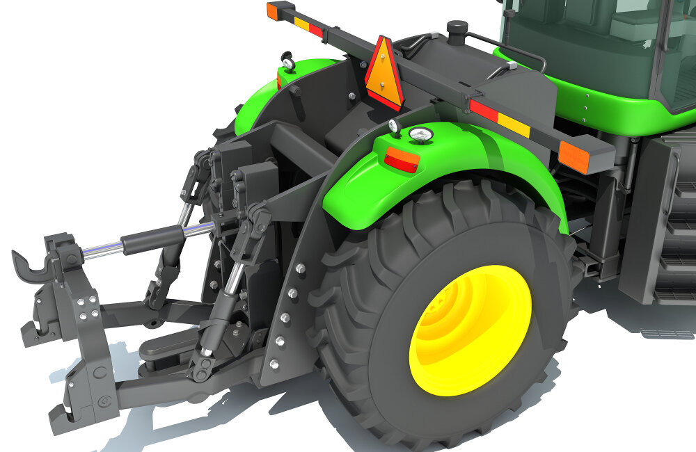 Generic Tractor 3D model - Download Tractor on 3DModels.org