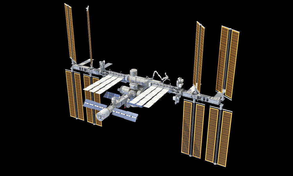 ISS International Space Station 3D model - Download Space Stations on ...