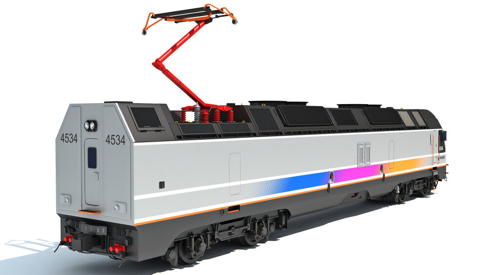Nj Transit Locomotive Train 3D model - Download Locomotive on 3DModels.org