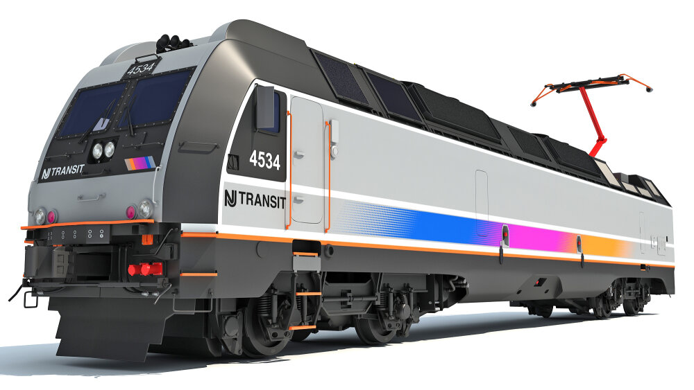 Nj Transit Locomotive Train 3D model - Download Locomotive on 3DModels.org