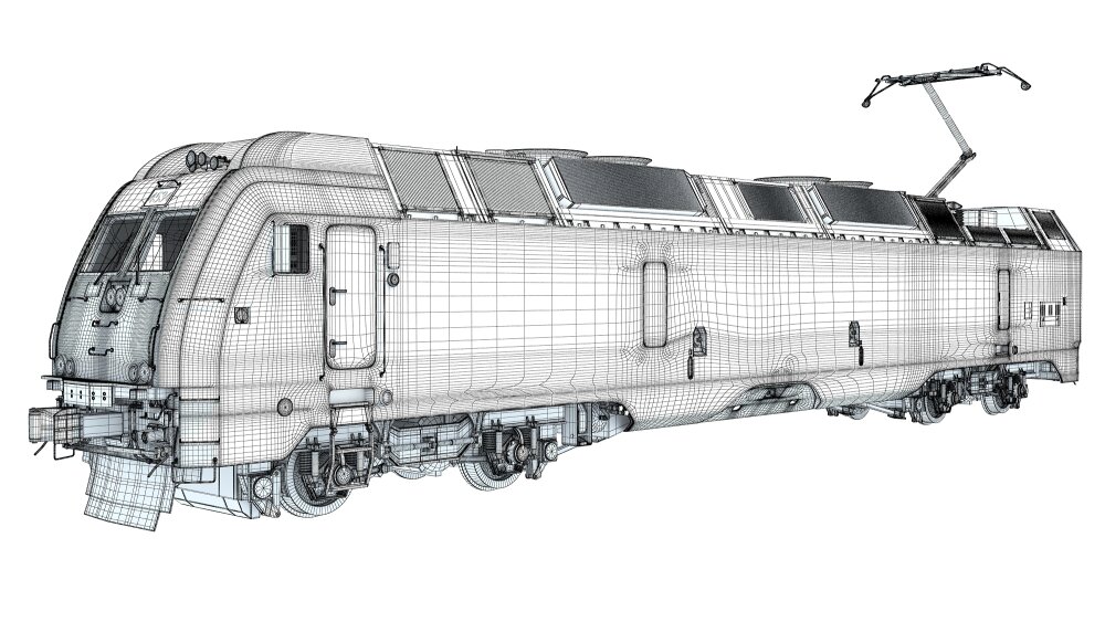 Nj Transit Locomotive Train 3D model - Download Locomotive on 3DModels.org