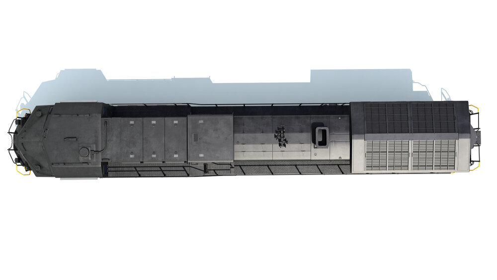 Norfolk Southern Diesel-electric Locomotive 3D model - Download ...