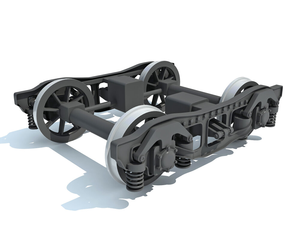 Wheels For Train 3D model - Download Rail wagons on 3DModels.org