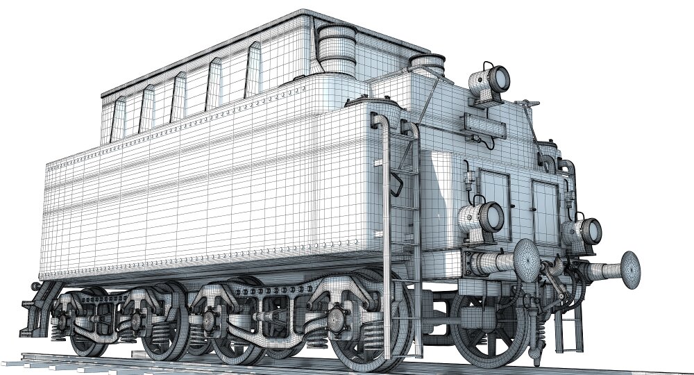 Coal Tender 3D model - Download Rail wagons on 3DModels.org