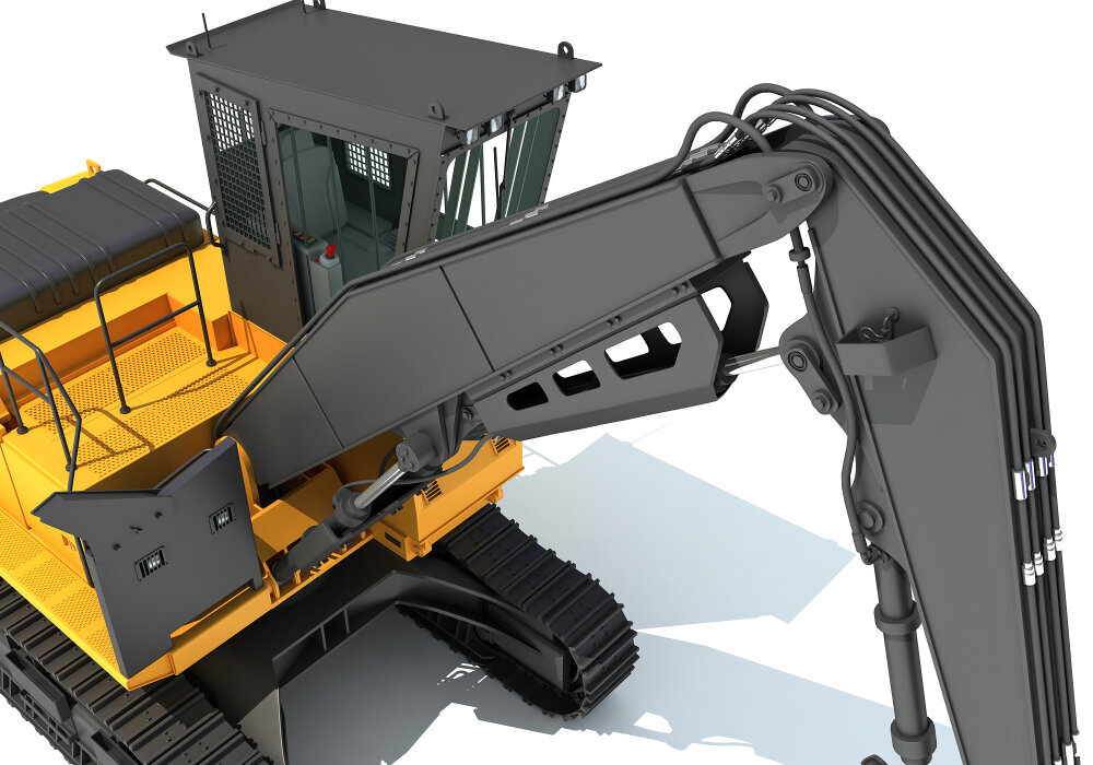 Harvester Forestal Modelo 3D - Descargar Tractores on 3DModels.org