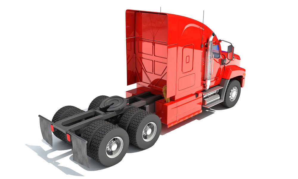 Model 3D Cap Tractor Freightliner - Descarcă Camion pe 3DModels.org