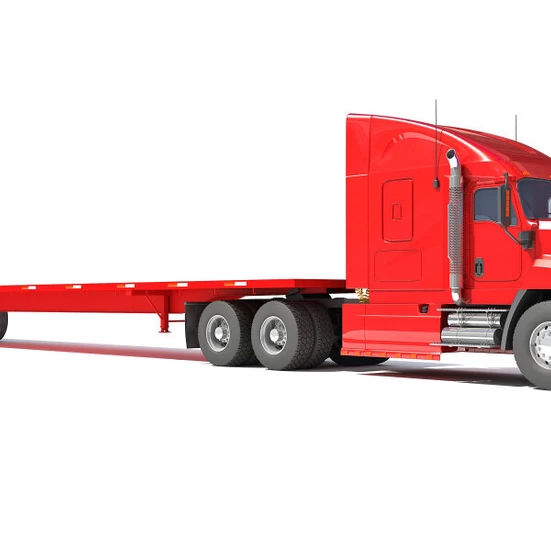 Flatbed trailer 3D Models Download - 3DModels.org