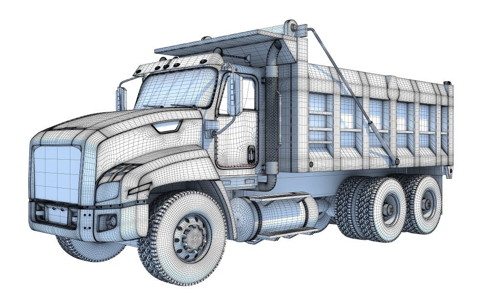 Red Tipper Truck 3D model - Download Truck on 3DModels.org