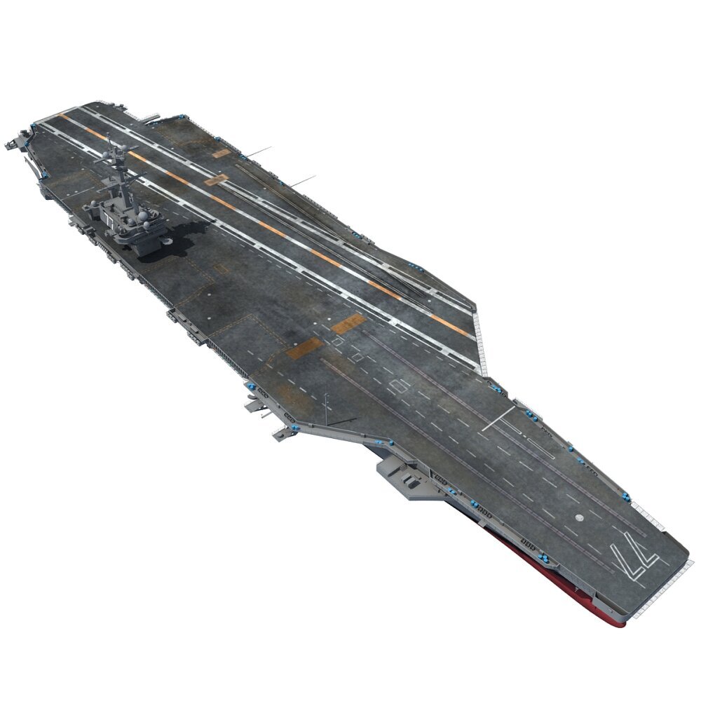 Cvn 77 Aircraft Carrier 3D model - Download Warship on 3DModels.org