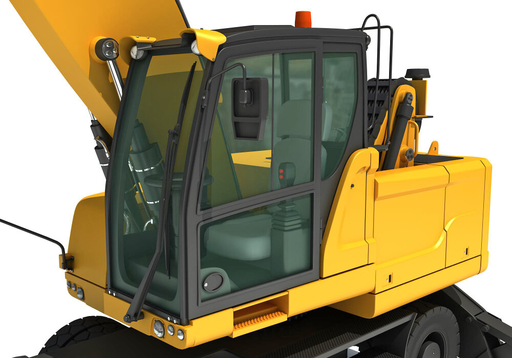Mounted Material Handler 3D model - Download Tractor on 3DModels.org