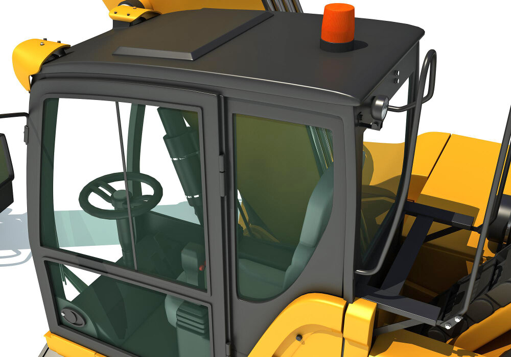 Mounted Material Handler 3D model - Download Tractor on 3DModels.org