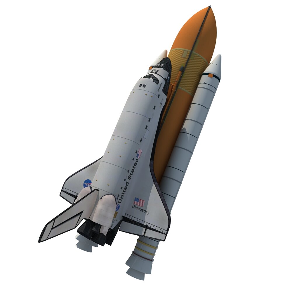 Space Shuttle Discovery 3D model - Download Spaceship on 3DModels.org