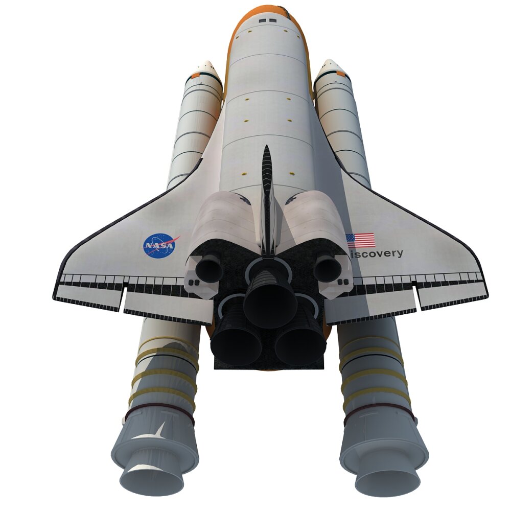 Space Shuttle Discovery 3D model - Download Spaceship on 3DModels.org