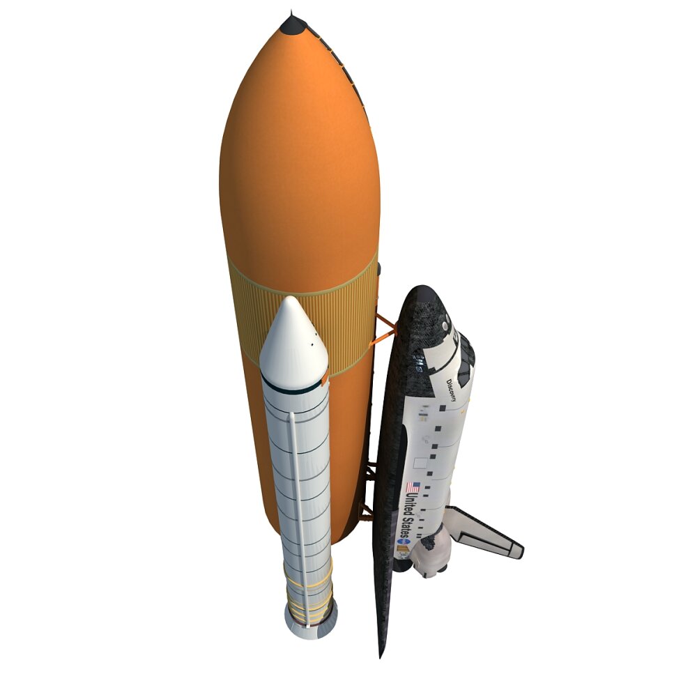 Space Shuttle Discovery 3D model - Download Spaceship on 3DModels.org