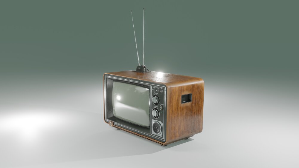Old Retro Television 3D model - Download Television on 3DModels.org
