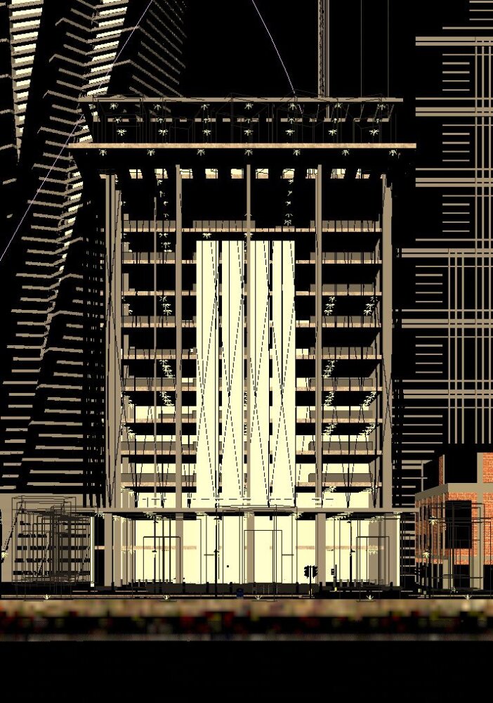 Corona – C4D Scene Files – 101 Meade Tower Exterior 3D Model 3D model ...