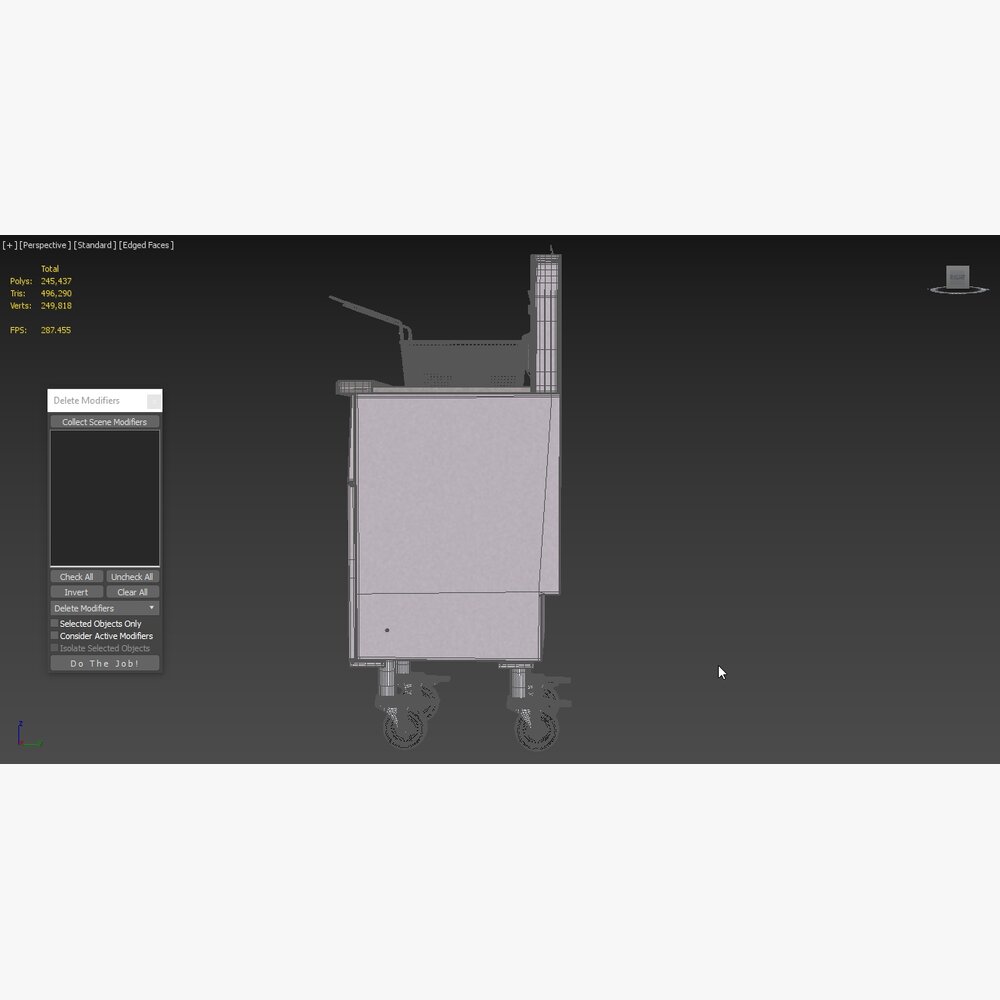 Anets Goldenfry Split Pot Fryer AGG14T-S 3D model - Download Appliances ...