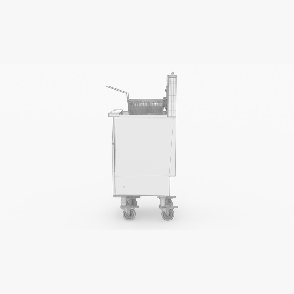 Anets Goldenfry Split Pot Fryer AGG14T-S 3D model - Download Appliances ...