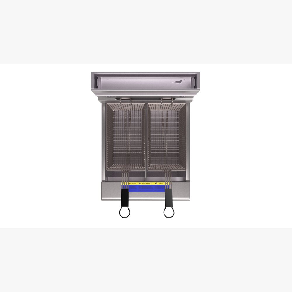 Anets Goldenfry Split Pot Fryer AGG14T-S 3D model - Download Appliances ...