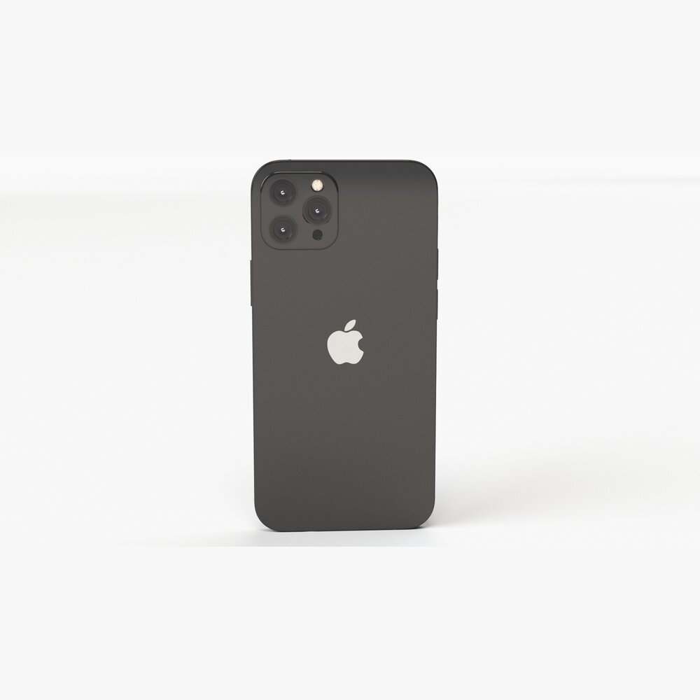 Apple iPhone 12 Pro Graphite 3D model - Download Phones on 3DModels.org
