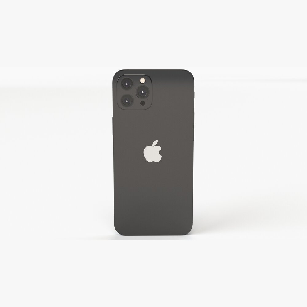 Apple iPhone 12 Pro Max Graphite 3D model - Download Phones on 3DModels.org