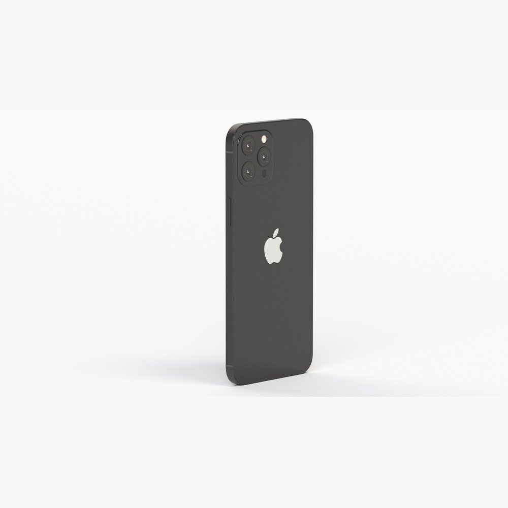 Apple iPhone 12 Pro Max Graphite 3D model - Download Phones on 3DModels.org