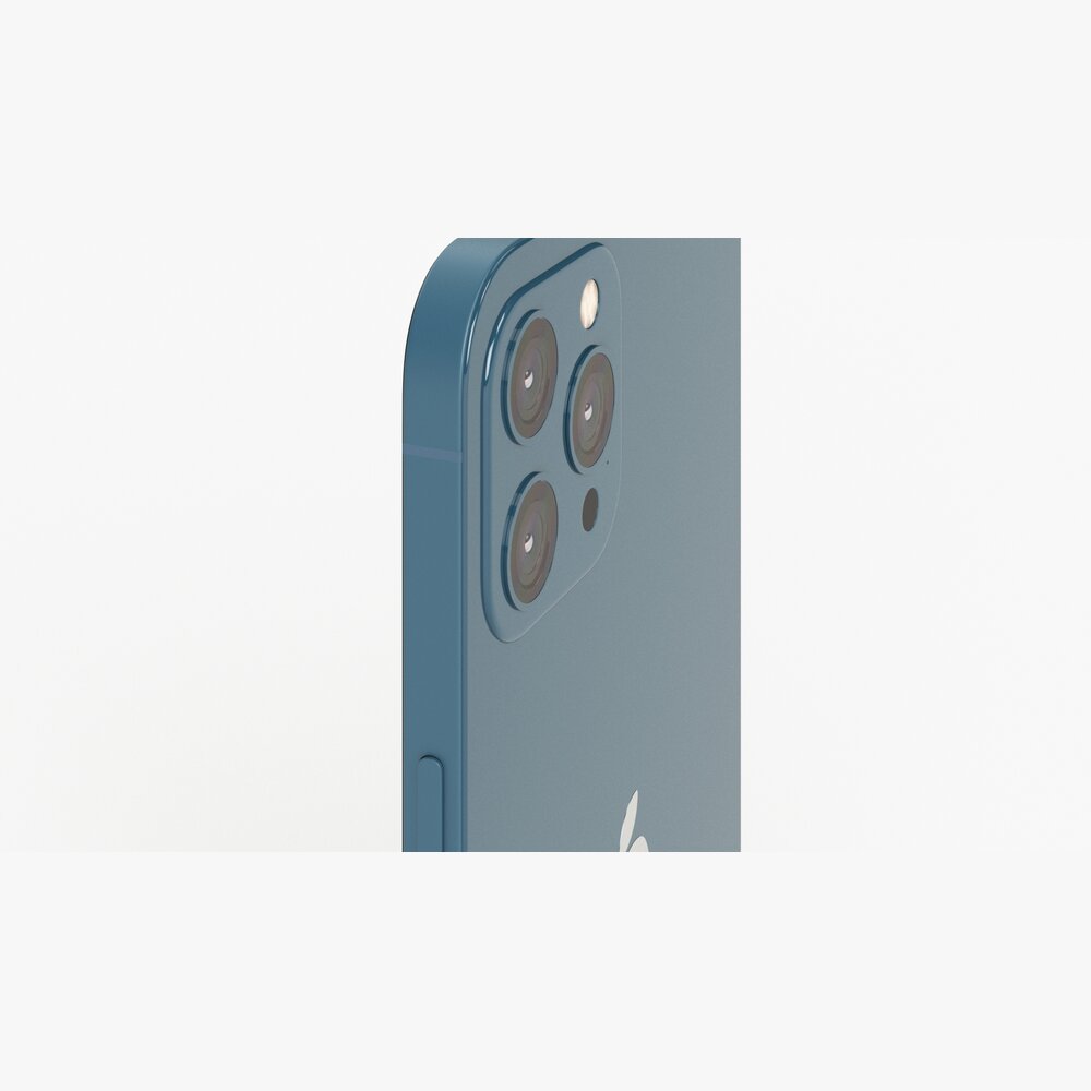 Apple iPhone 12 Pro Max en Pacific Blue Modelo 3D - Descargar Teléfonos ...