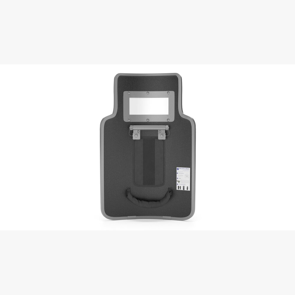 Ballistic Police Riot Shield 3D model - Download Armor on 3DModels.org