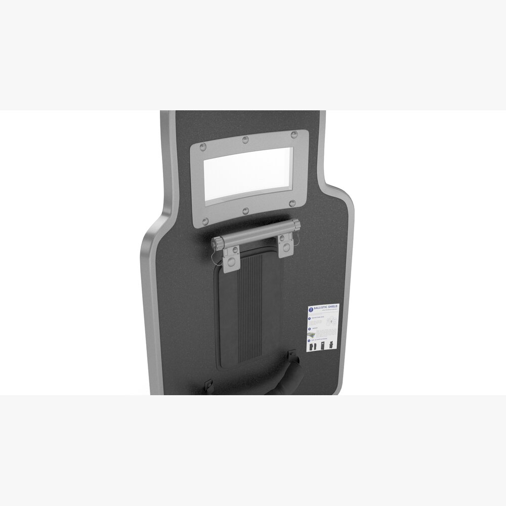 Ballistic Police Riot Shield 3D model - Download Armor on 3DModels.org
