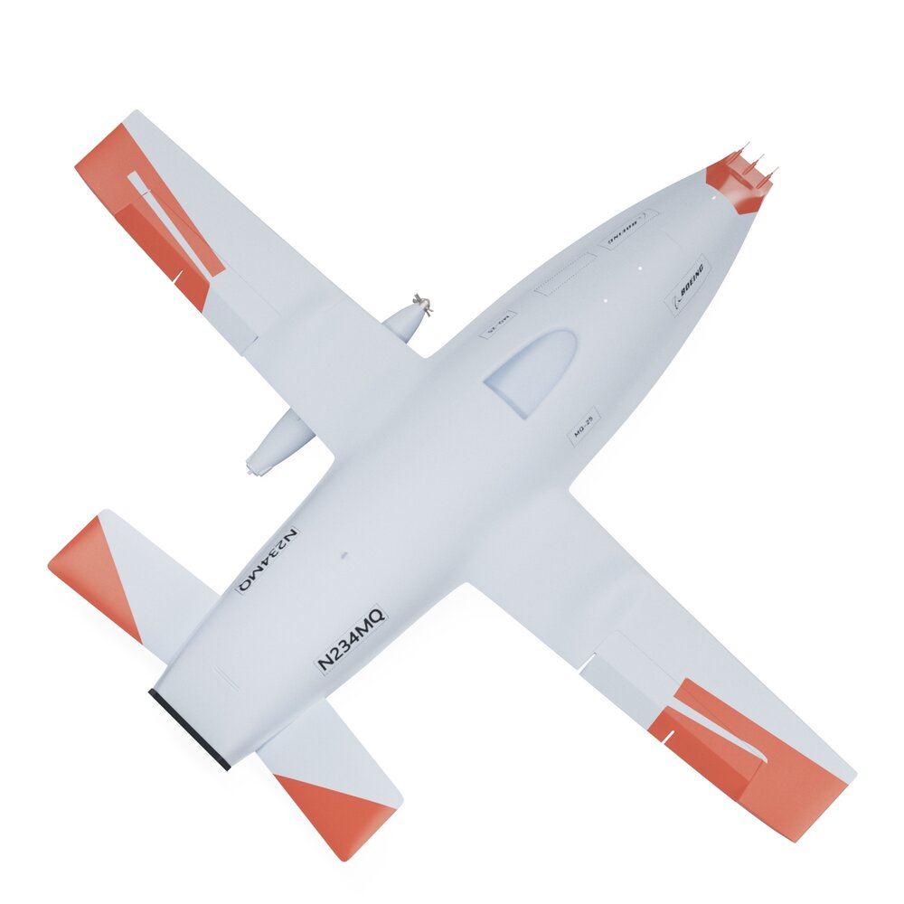 Boeing MQ25 Stingray Aerial Refueling Drone 3D model - Download UAV on ...