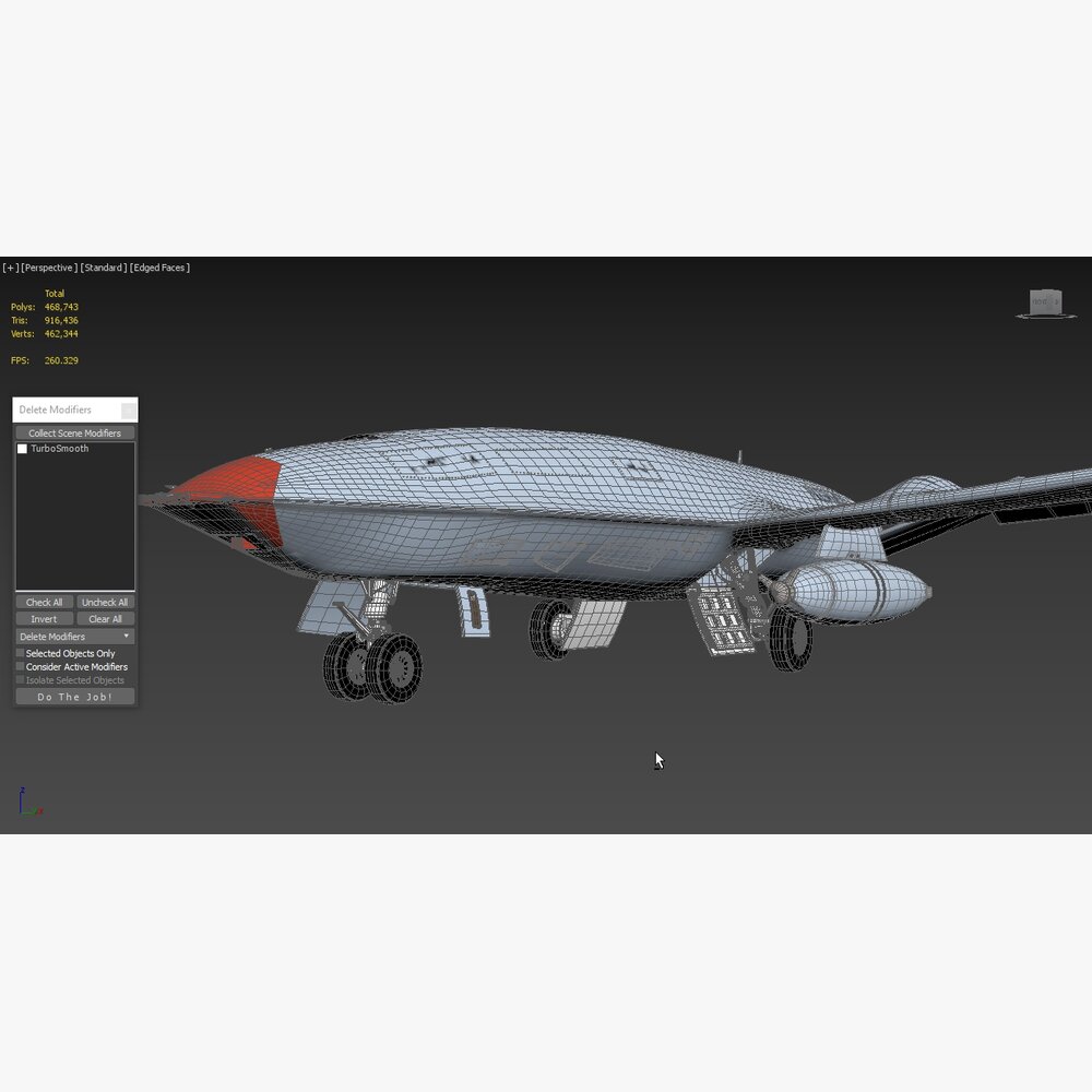 Boeing MQ25 Stingray Aerial Refueling Drone 3D model - Download UAV on ...