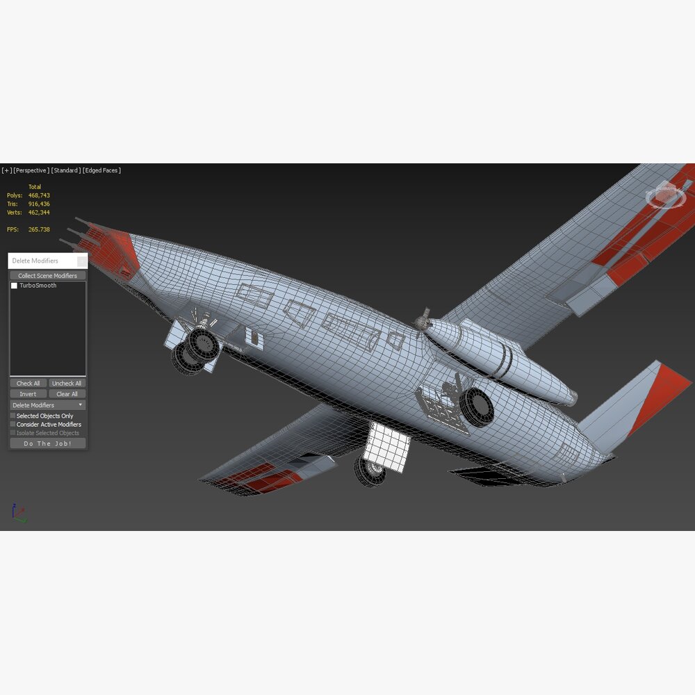 Boeing MQ25 Stingray Aerial Refueling Drone 3D model - Download UAV on ...