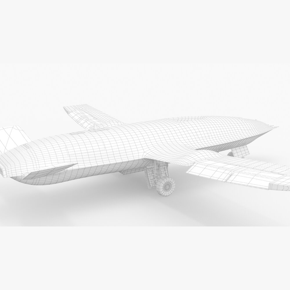 Boeing MQ25 Stingray Aerial Refueling Drone 3D model - Download UAV on ...