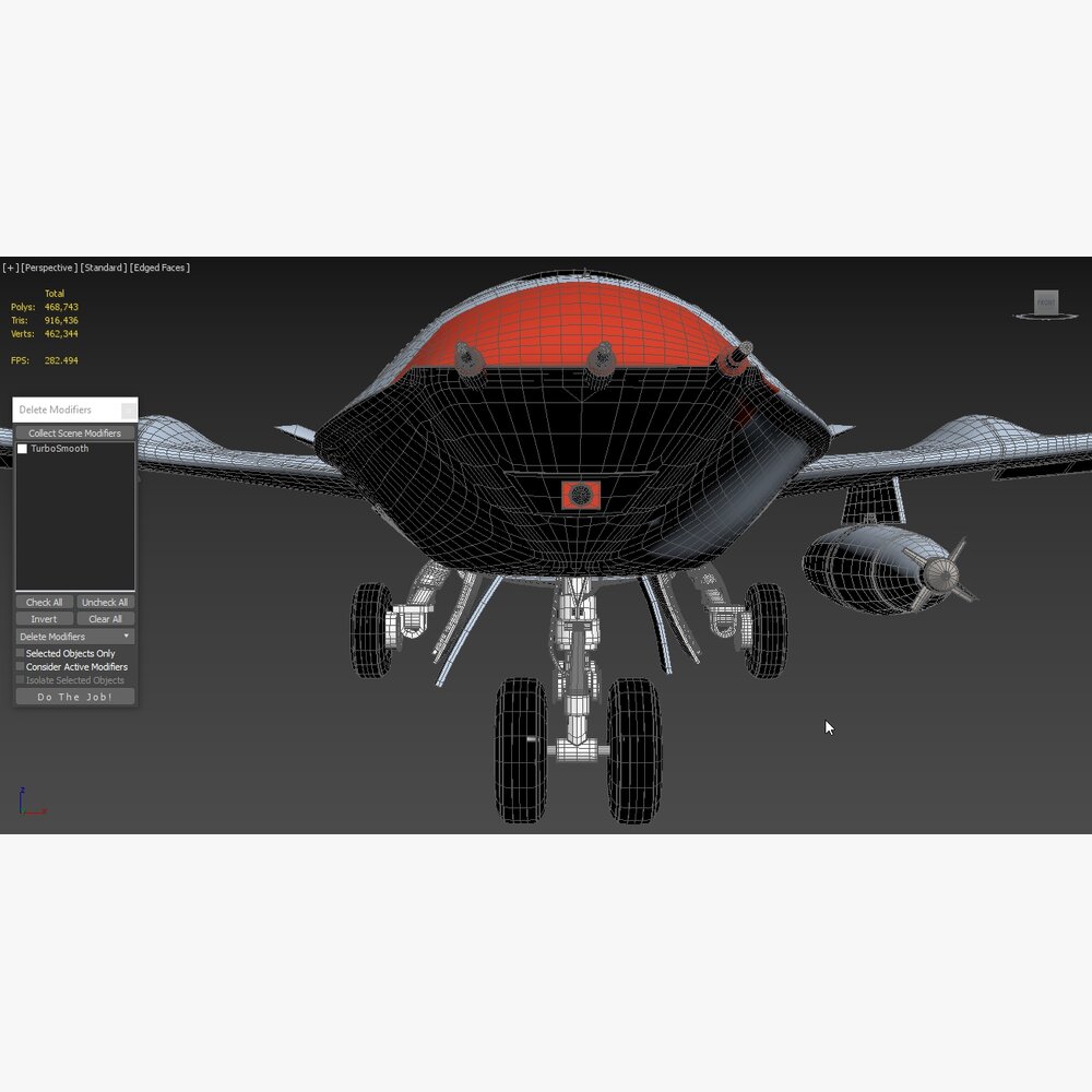 Boeing MQ25 Stingray Aerial Refueling Drone 3D model - Download UAV on ...