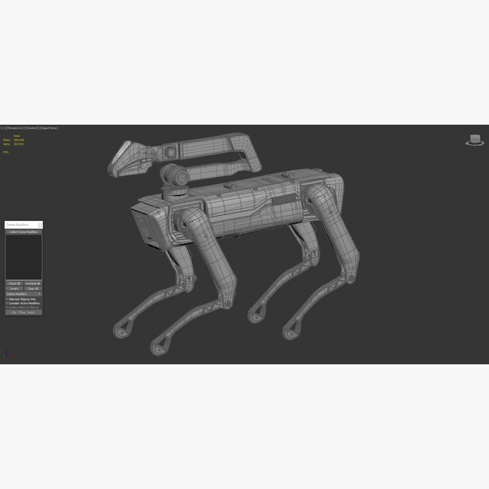 Boston Dynamics Spot Mini Robot With Handle 3D 모델 - 다운로드 로봇 on 3DModels.org