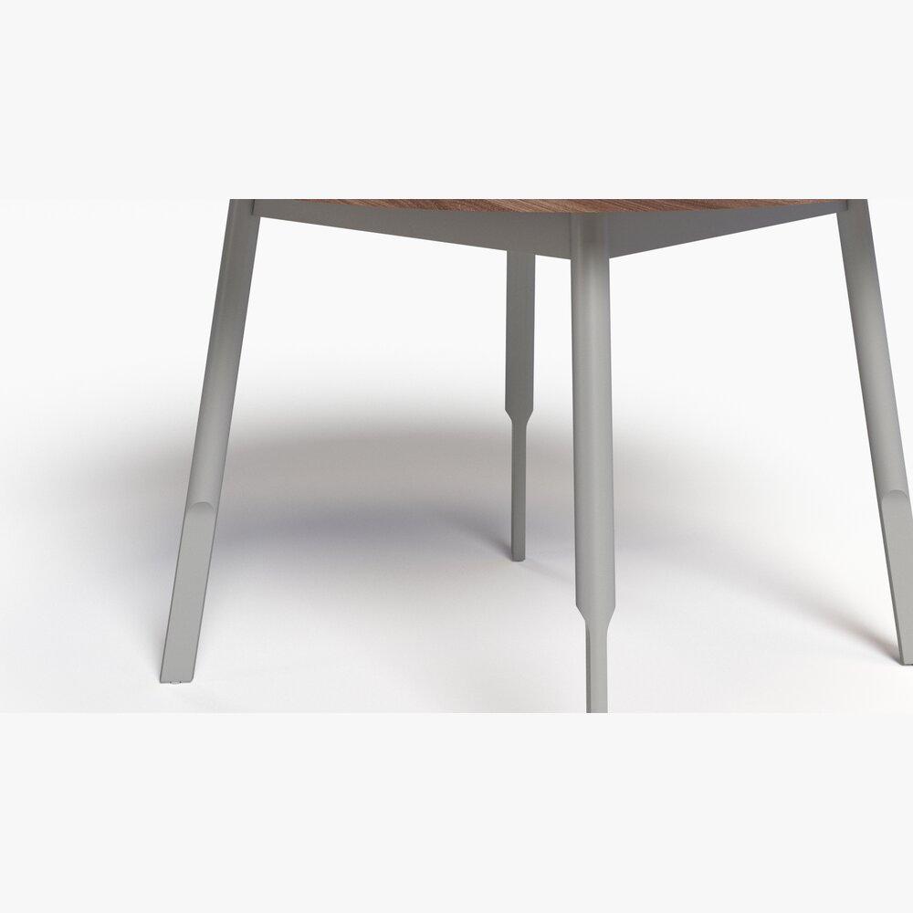 Bracket Dining Table Round 3D model - Download Table on 3DModels.org