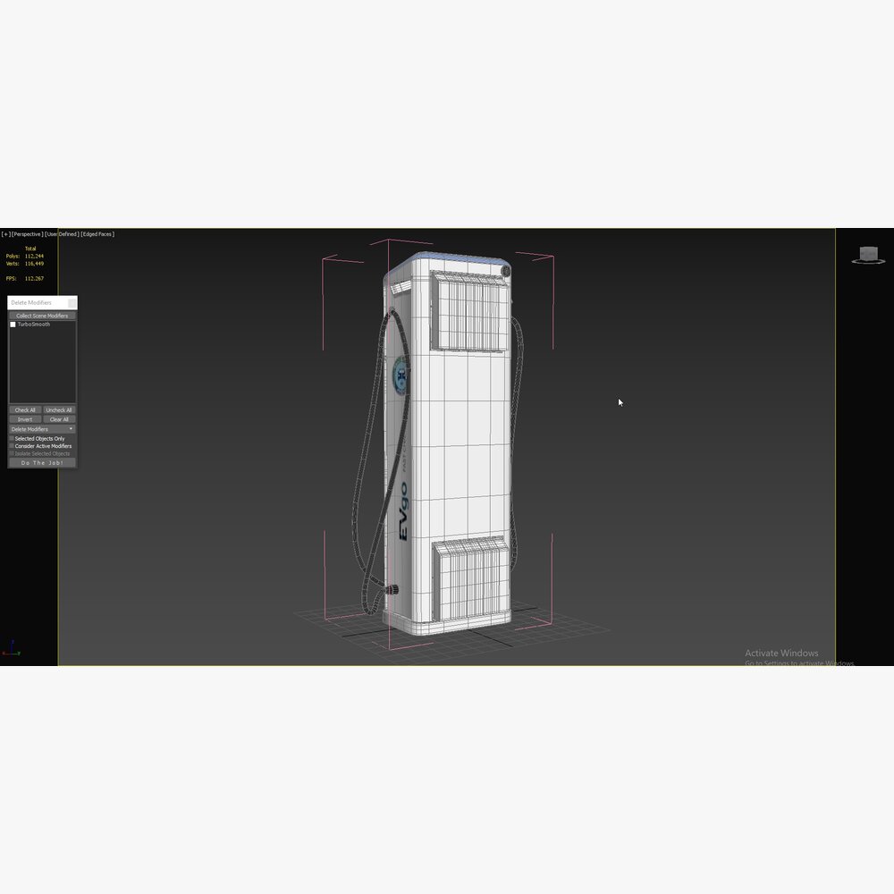 BTCPower – 50 kW Slim Line DC Fast EV Charger 3D model - Download ...