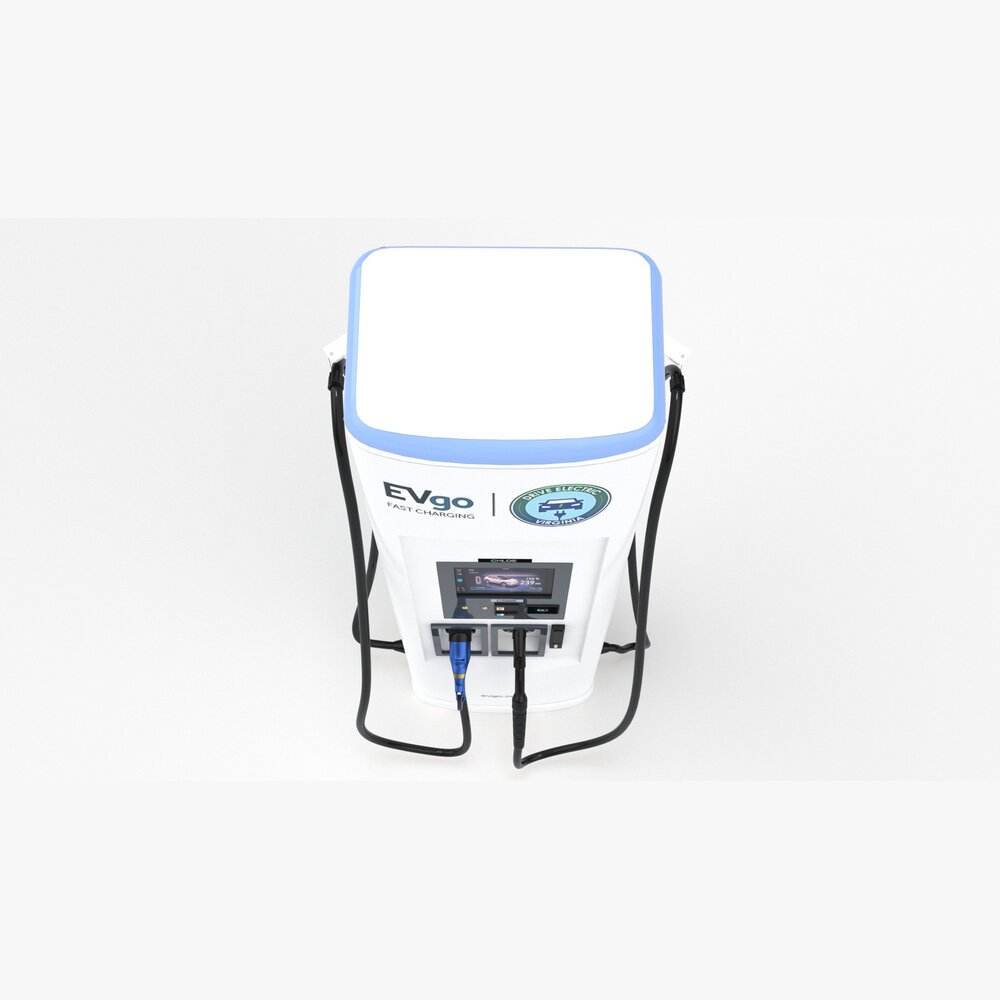 BTCPower – 50 kW Slim Line DC Fast EV Charger 3D model - Download ...