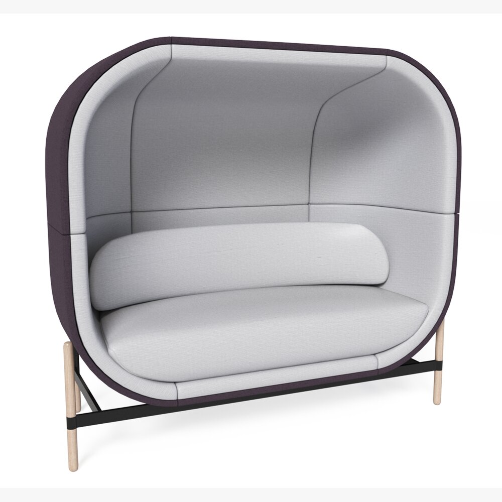 Capsule Sofa 3D model - Download Sofa on 3DModels.org