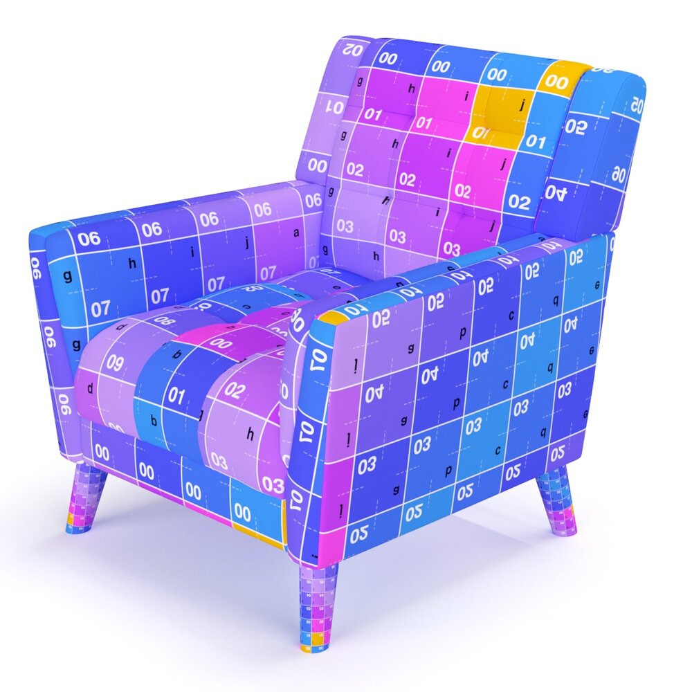 Christopher Knight Home Alisa Mid Century Modern Fabric Armchair 3D ...