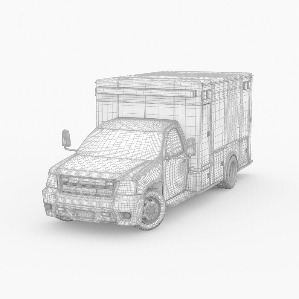 Emergency Ambulance Vehicle 3D model - Download Truck on 3DModels.org