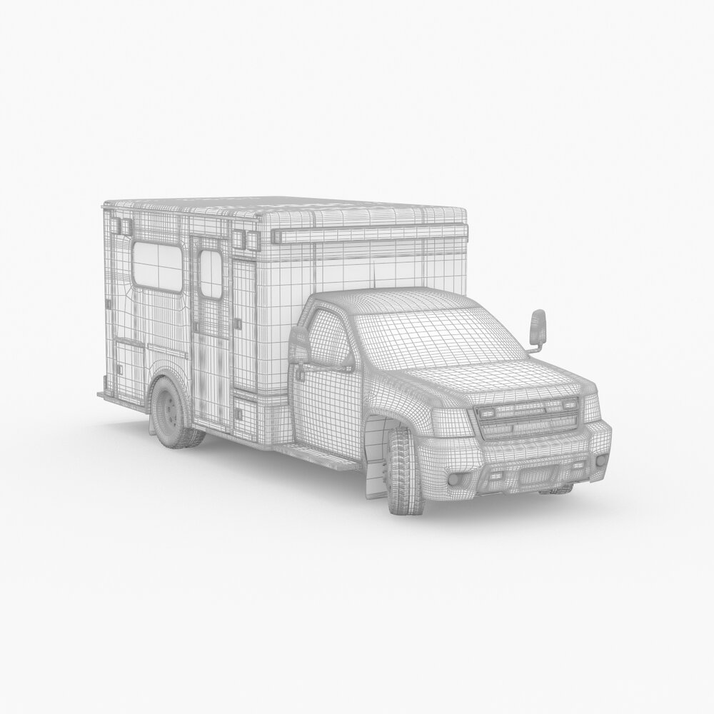 Emergency Ambulance Vehicle 3D model - Download Truck on 3DModels.org