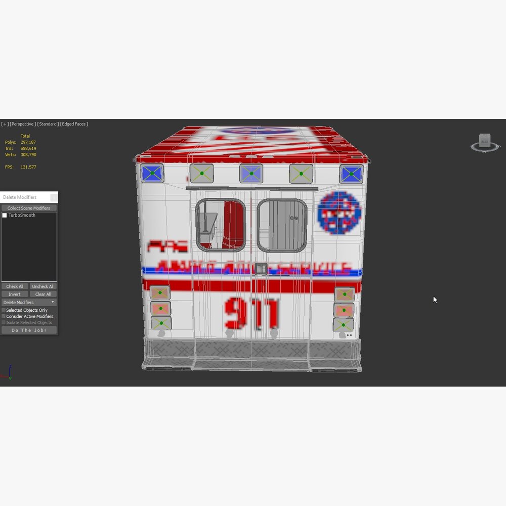 Emergency Ambulance Vehicle 3D model - Download Truck on 3DModels.org