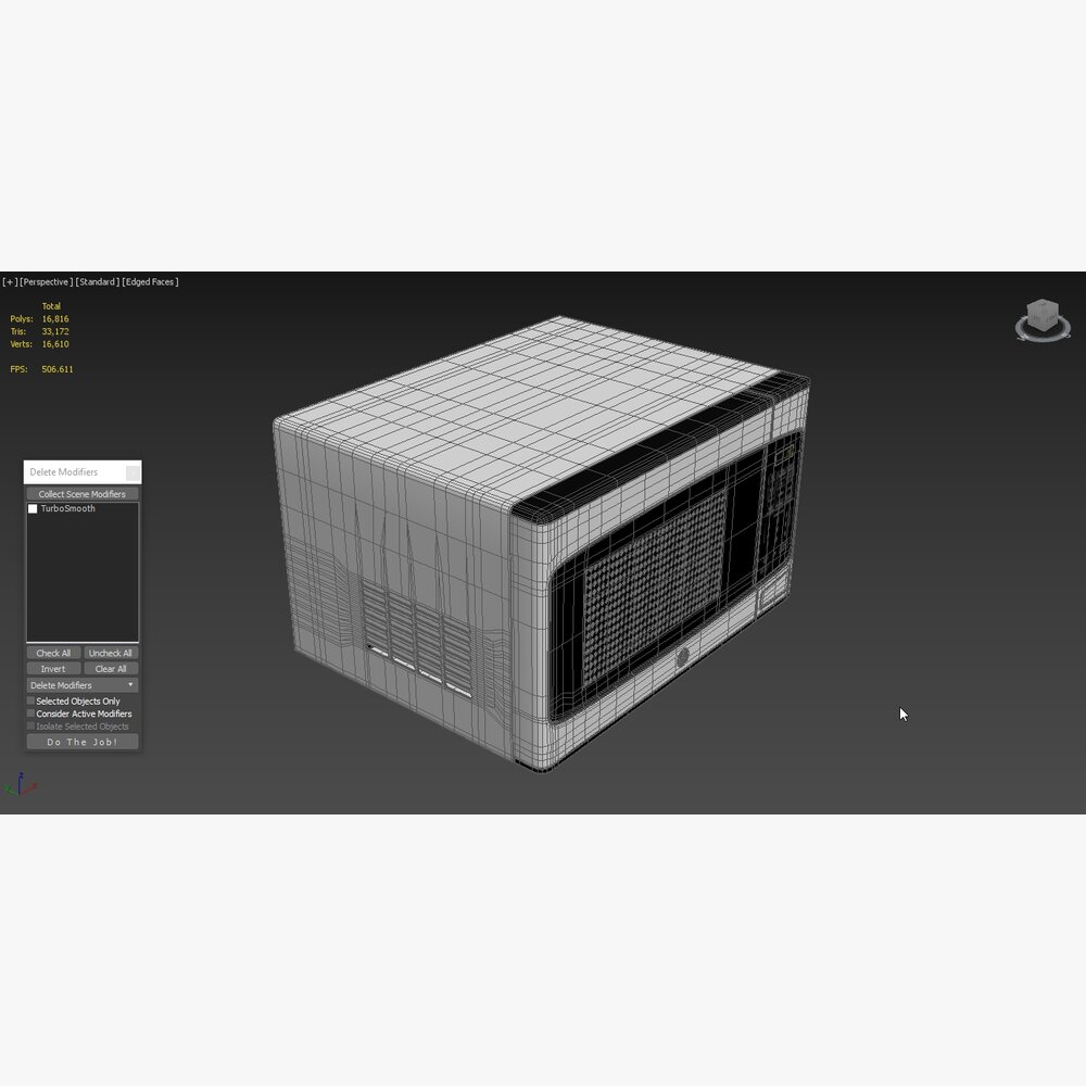 GE Horno Microondas de Encimera JESP113SPSS Modelo 3D - Descargar ...