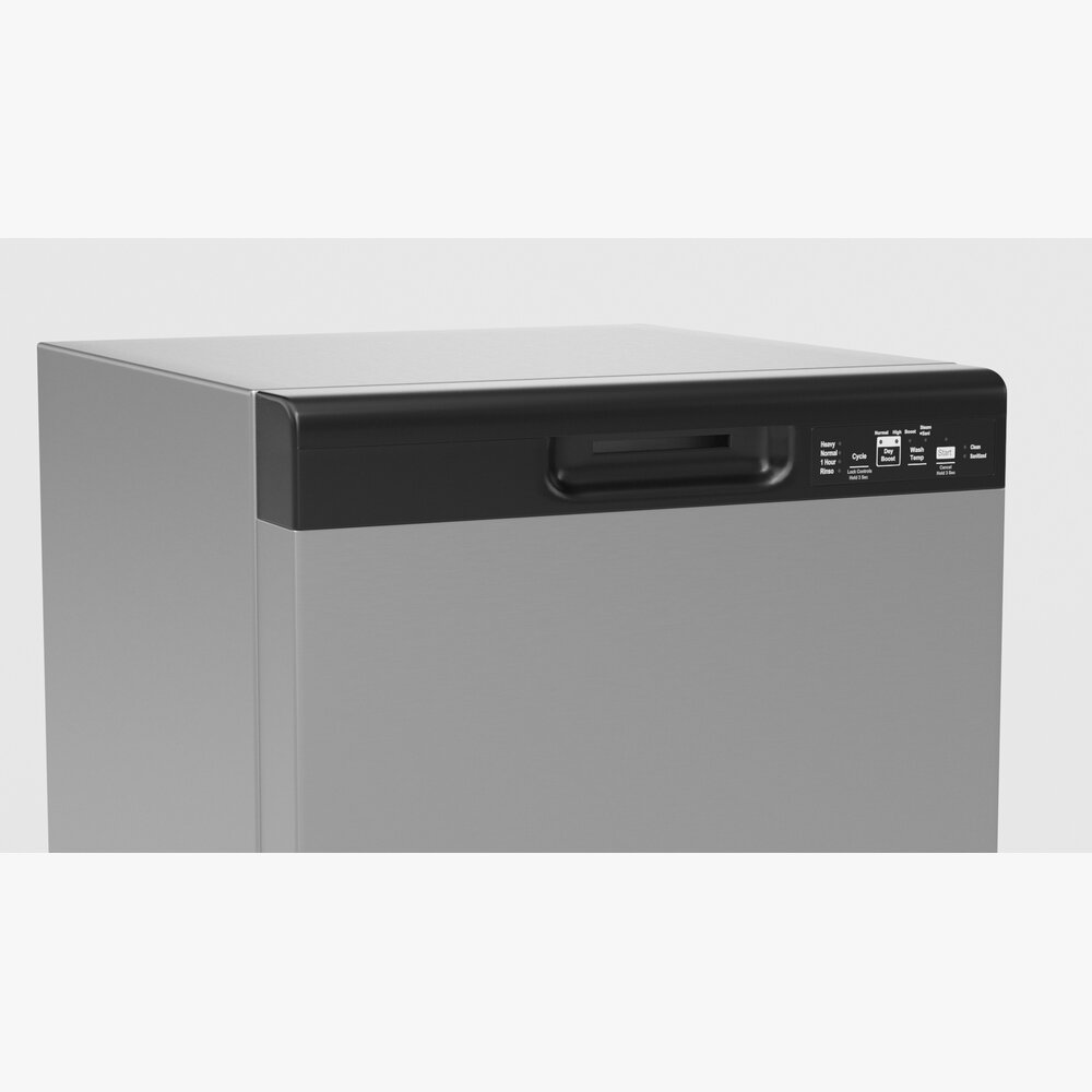 GE Dishwasher with Front Controls GDF535PSRSS 3D model - Download ...