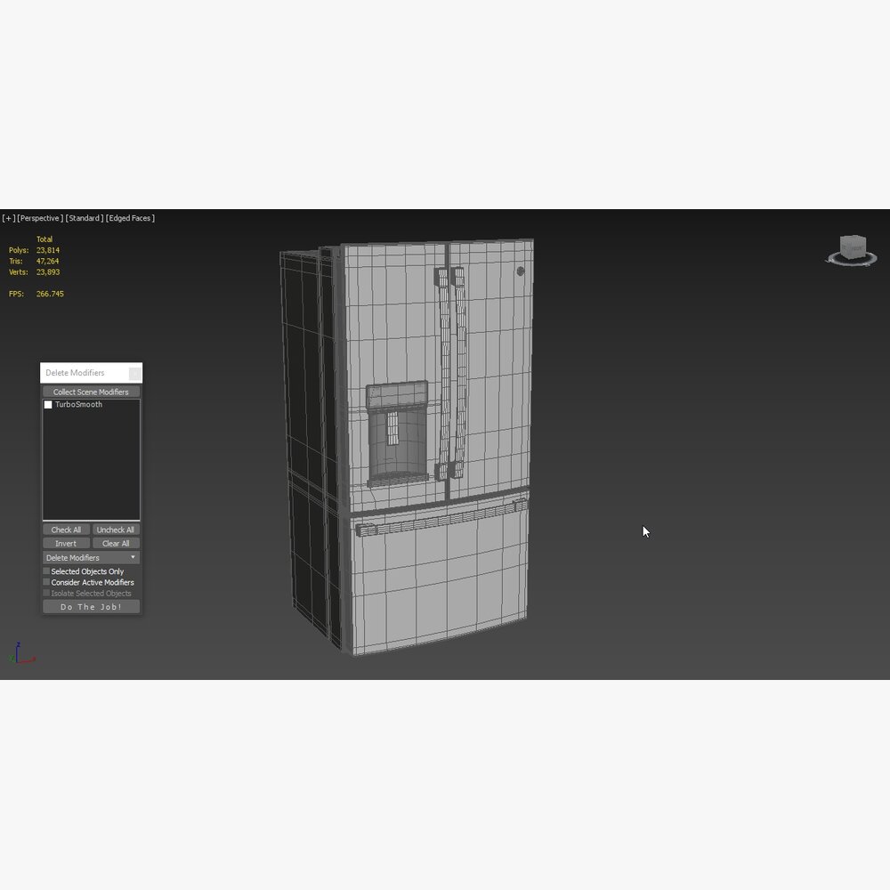 Refrigerador GE Profile con Puertas Francesas PYE22KYNFS Modelo 3D ...