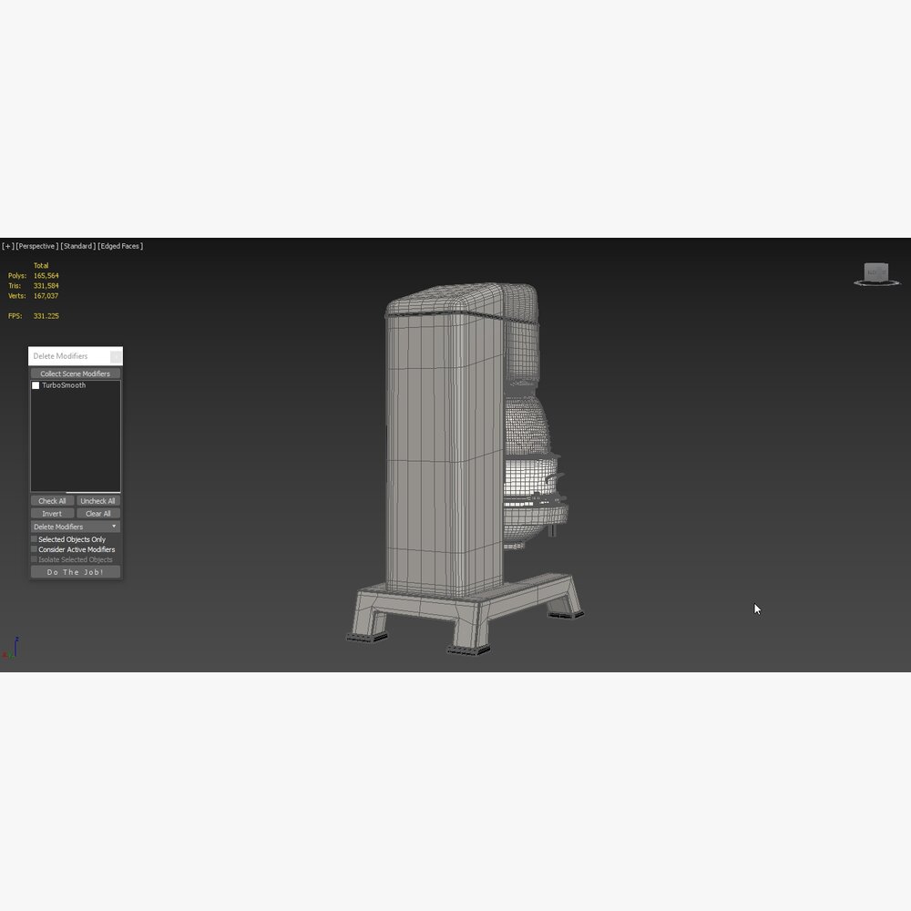 Globe SP62P Planetary Pizza Mixer 3D model - Download Appliances on ...