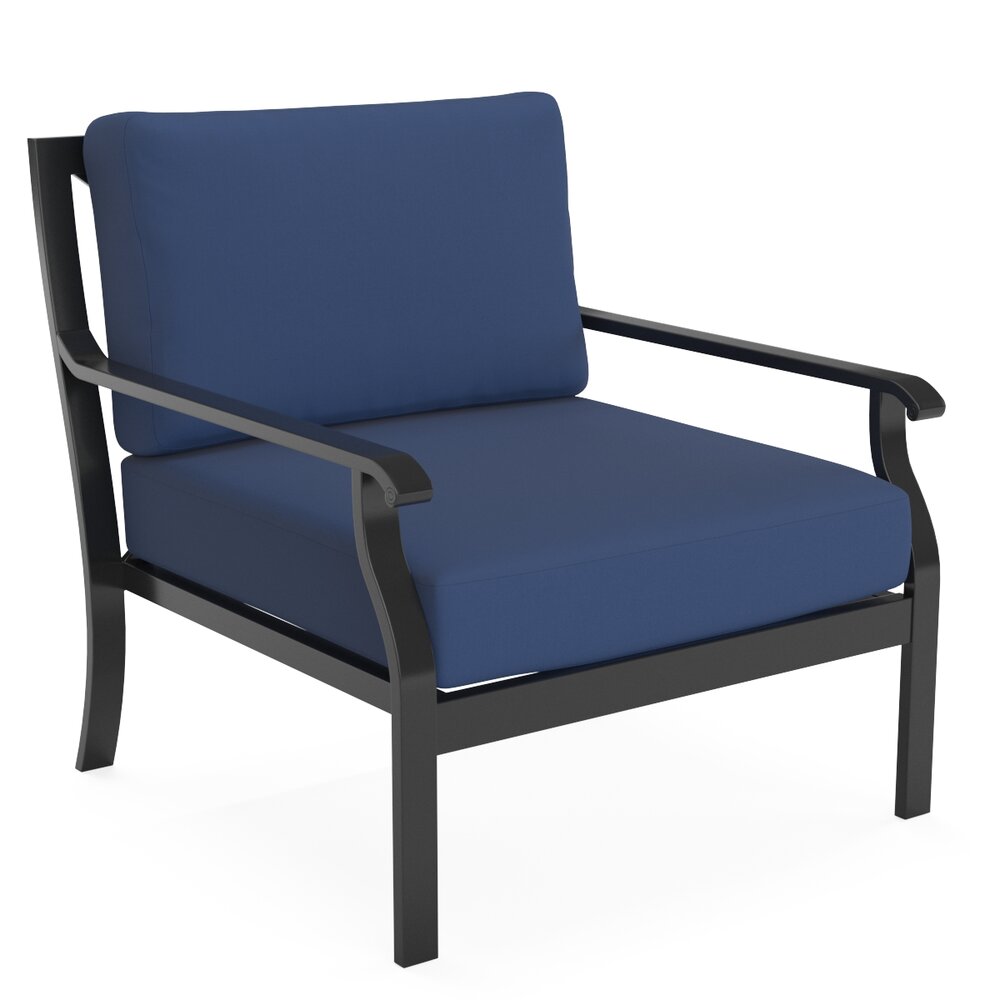 Kathy Ireland Homes Madison Metal Seating Chair 3D model - Download ...