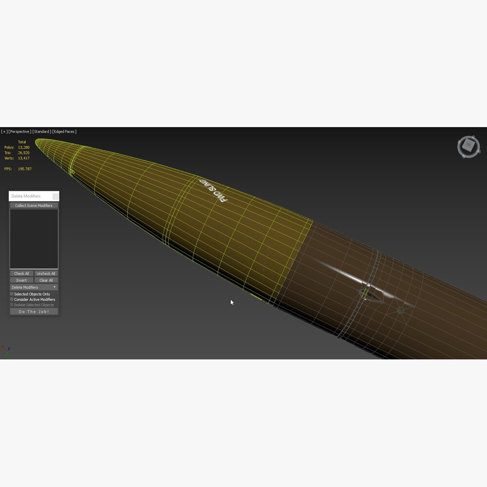 MGM-52 Lance Tactical Ballistic Missile 3D model - Download Cruise ...